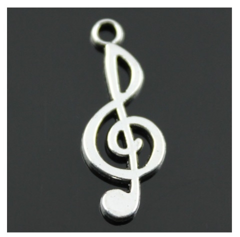 DLM - Ciondolo Ciondoli Charm Charms Chiave di Violino Sol Musica ...