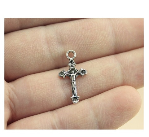 DLM - Ciondolo Ciondoli Charm Charms Crocifisso Croce Nozze Nascita ...