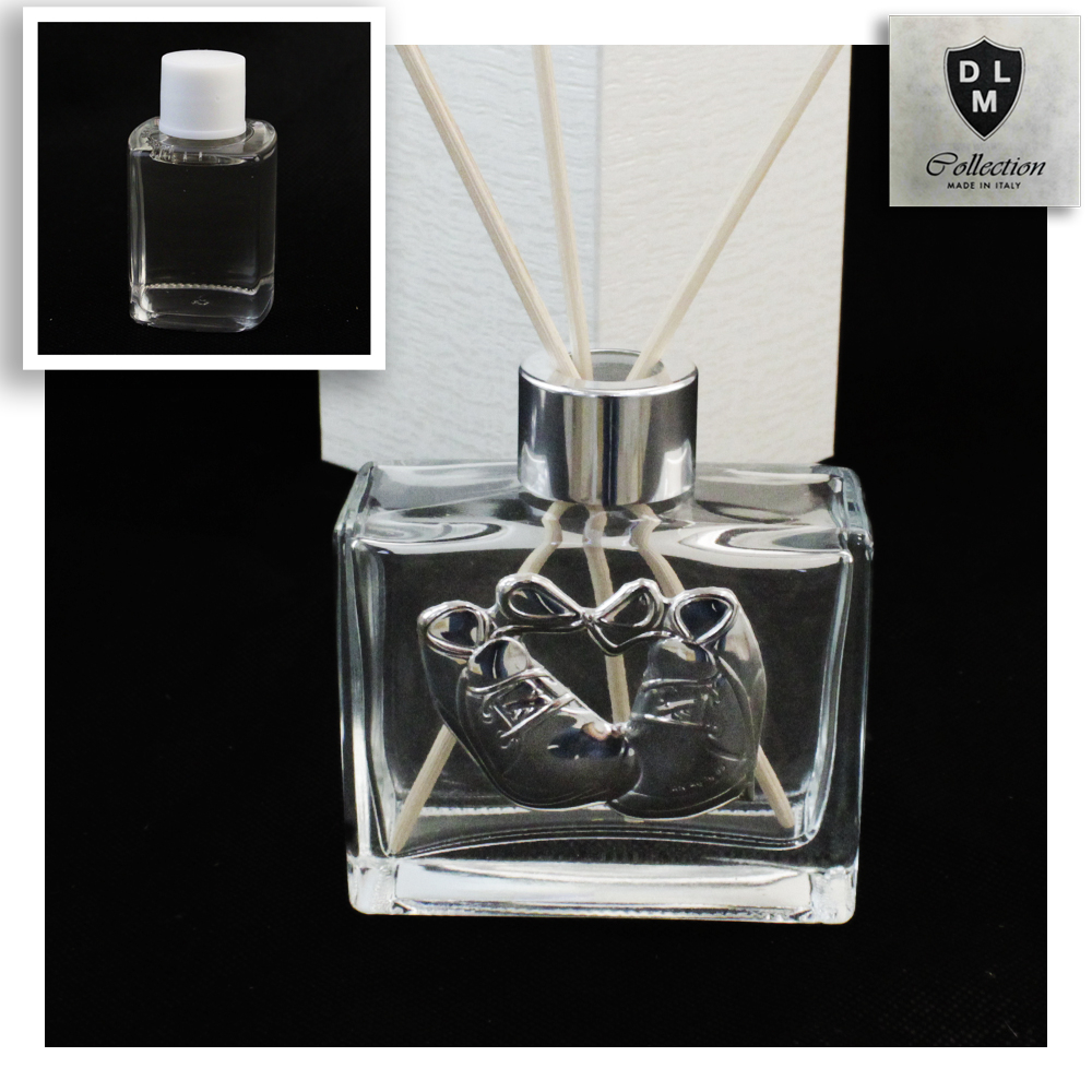 DLM - Profumatore in Vetro Scarpette Scarpine Nascita Diffusore per ...